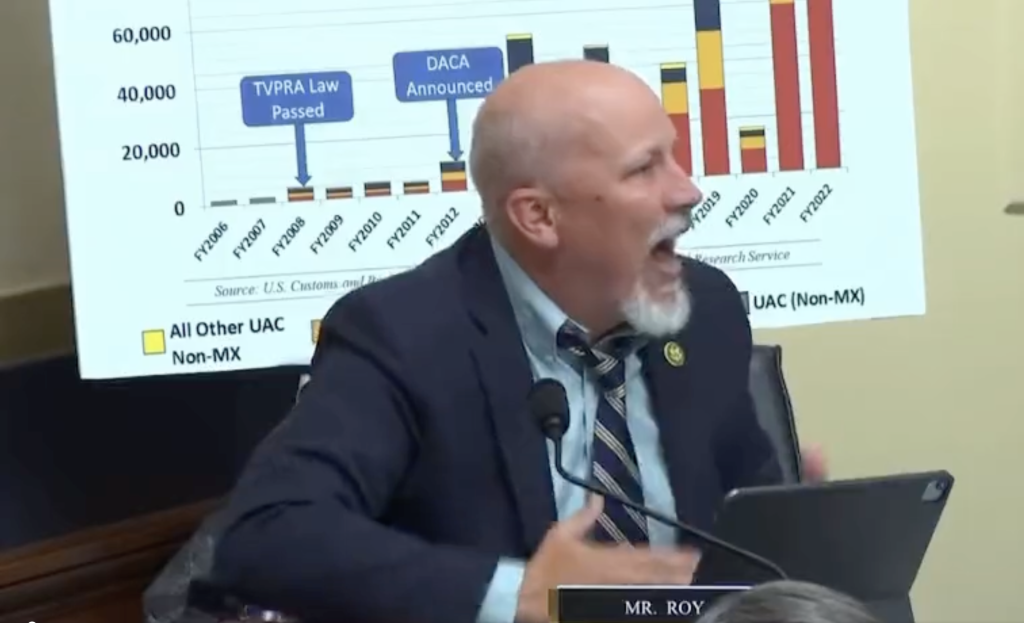 WATCH: Rep. Chip Roy Loses It On Democrats For Disregarding 85,000 ...