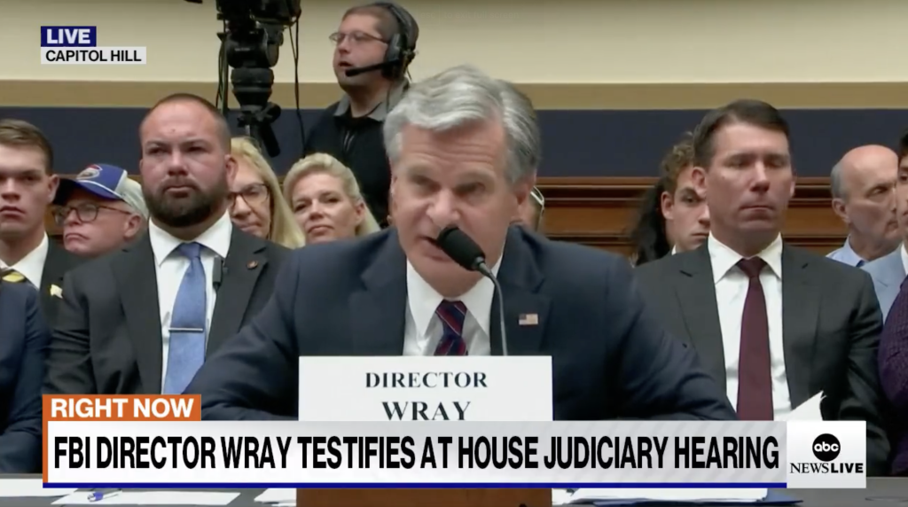 WATCH: Chris Wray Finally Addresses Ray Epps Under Oath, Denies He Is ...