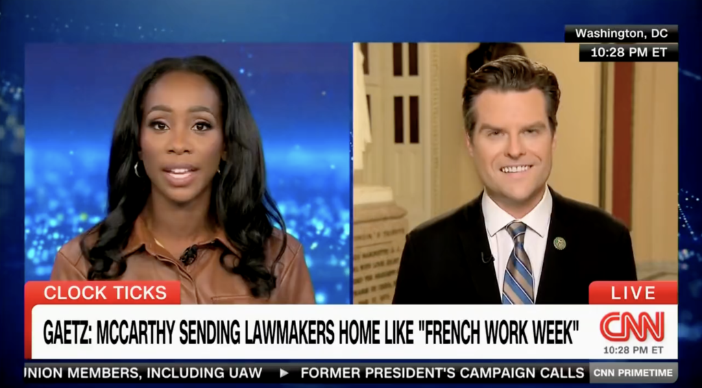 WATCH: Gaetz Humiliates CNN Host With Fact-Check On Live TV: 'Abby ...