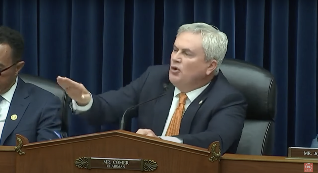 WATCH: Comer Strikes Down Democrat's Baseless Accusations In Real Time