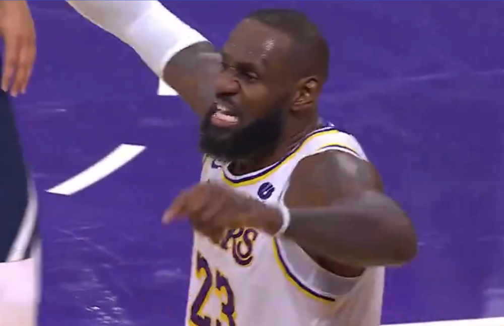WATCH: LeBron James Throws Major Temper Tantrum