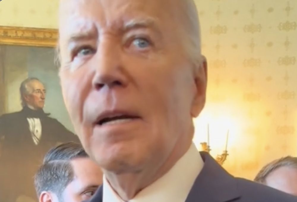 WATCH: Angry Biden Threatens To Throw A Reporter's Phone