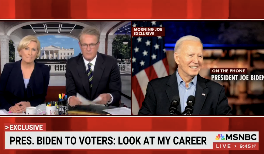 WATCH: Biden Snaps At Mika Brzezinski During Surprise Interview On ...