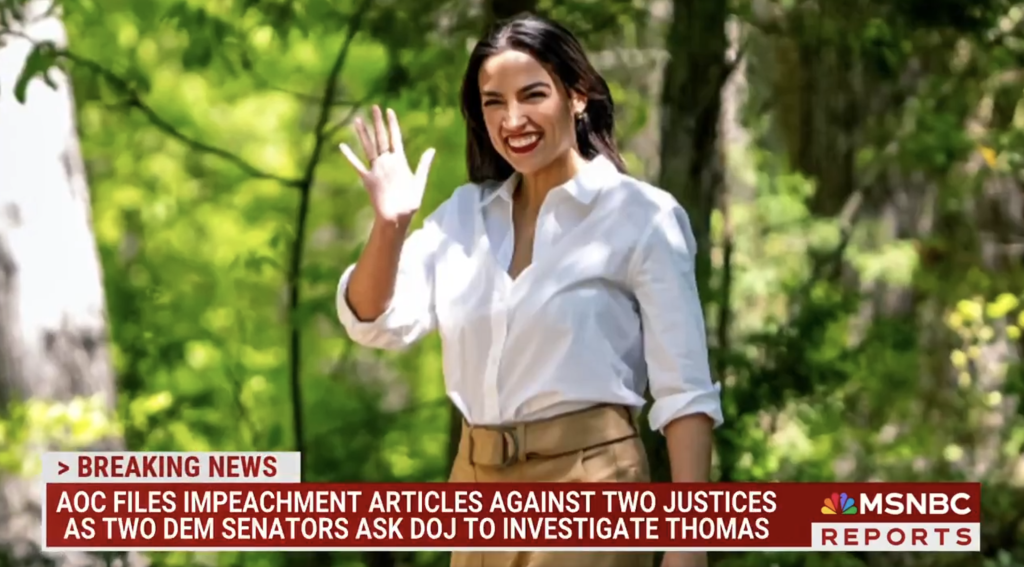 NEW: AOC Files Impeachment Articles Against Supreme Court Justices ...