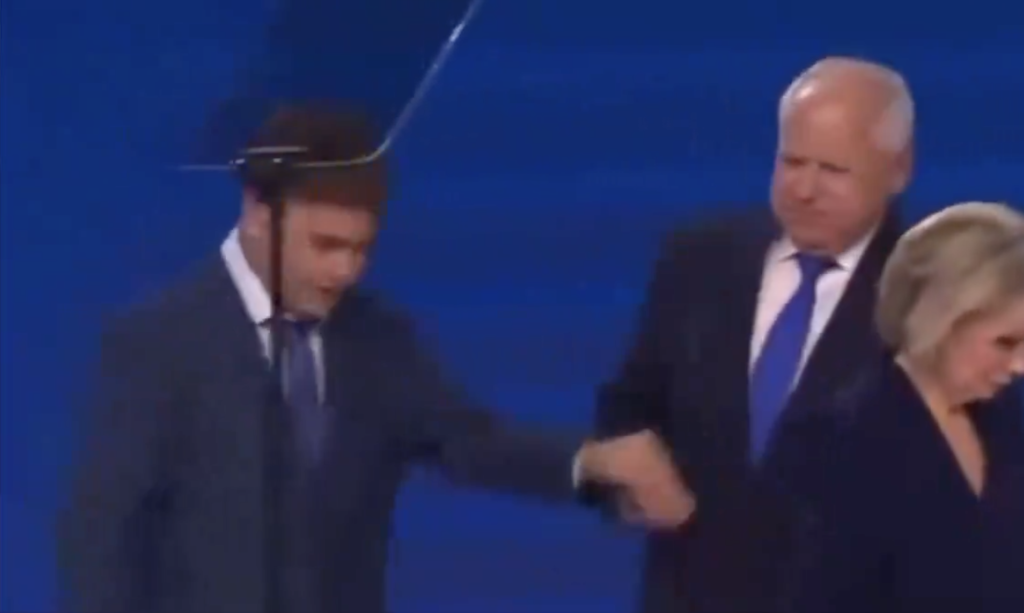 NEW: Tim Walz Under Fire After Aggressively Yanking His Son's Arm In ...