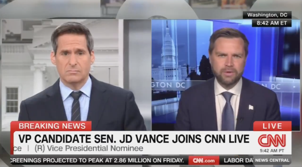 JD Vance Turns The Tables On CNN Host After REFUSING To Take The Bait