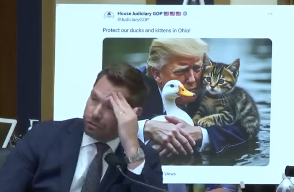 Eric Swalwell MELTS DOWN Mid-Hearing Because Of A Trump Meme: 'Hope You ...