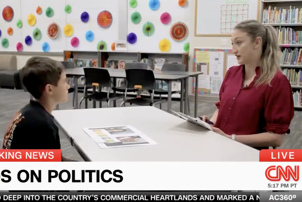 WATCH: CNN Reporter Asks Child For One Word To Describe Kamala, His ...