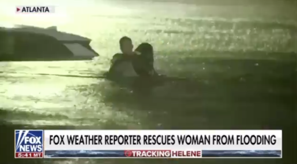 WATCH: Fox Reporter Saves Woman From Flooding Car As Hurricane Surges ...