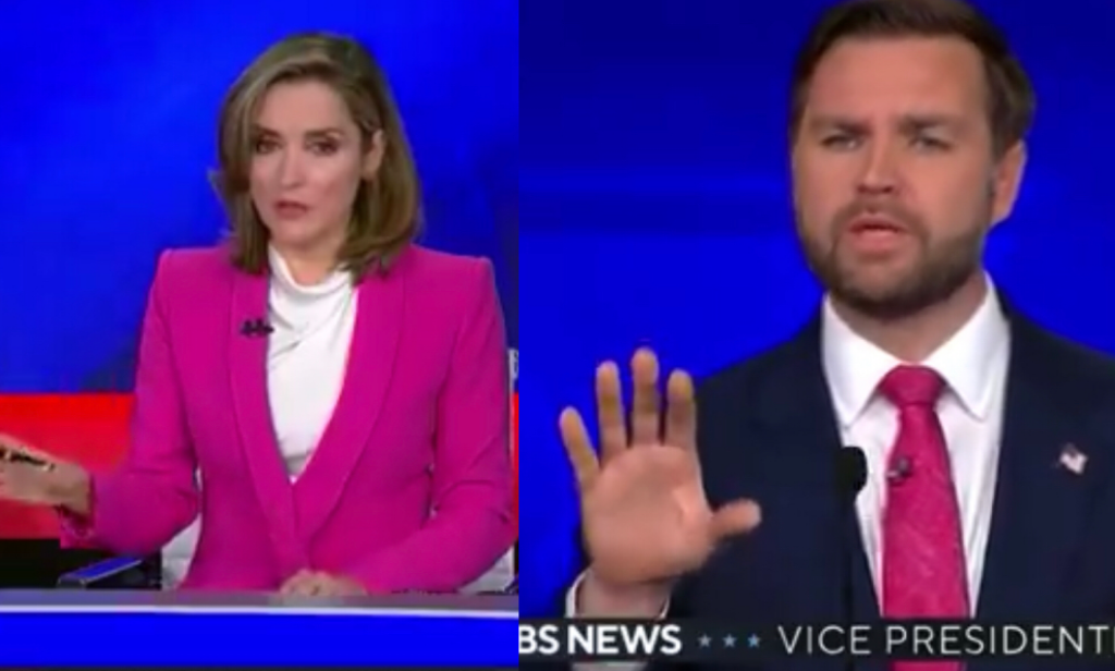 WATCH: J.D. Vance Shuts Down Biased Moderators After Incorrect 'Fact Check'