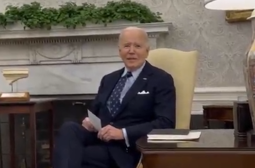 WATCH: Biden Shocks Reporter With Bizarre Quip: 'Think You Can Get Hit ...