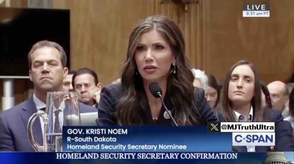 WATCH: Kristi Noem Gives Epic Retort To Democrat Senator's Veiled Trump ...