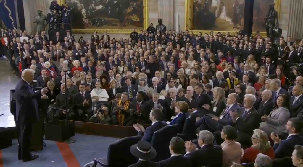 WATCH: Trump Vows Sweeping Reforms, Evokes Manifest Destiny In Rousing ...